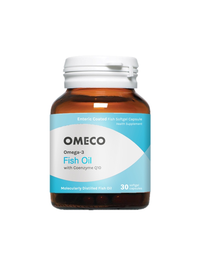 Omeco Omega-3 Fish Oil with Coenzyme Q10 Capsule - DoctorOnCall Global ...