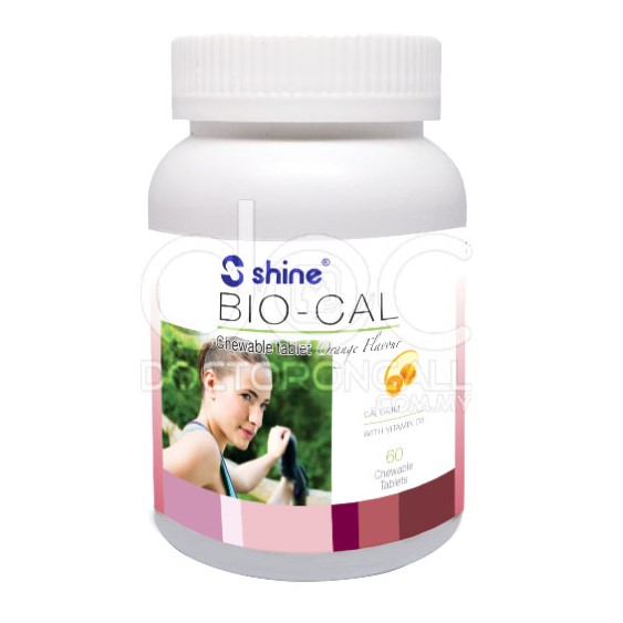 Shine Bio-Cal Natural Seaweed Calcium Chewable Tablet 60s ...