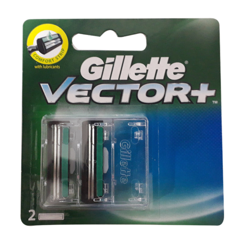 Gillette Vector Plus 2 Cartridges - DoctorOnCall Global Pharmacy
