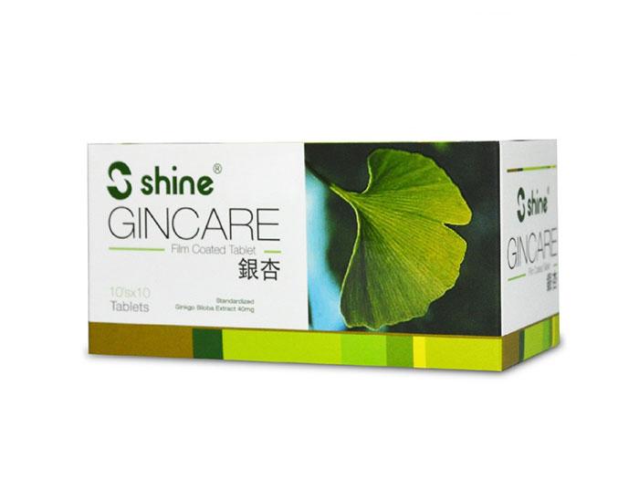 Shine Gincare Ginkgo Biloba 40mg Tablet 100s - DoctorOnCall Global Pharmacy