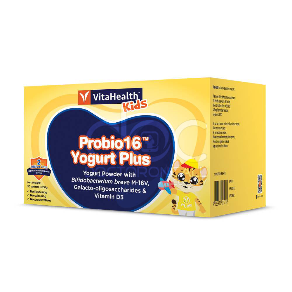 VitaHealth Kids Probio16 Yogurt Plus Sachet 30s - DoctorOnCall Global ...