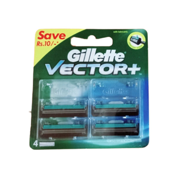 Gillette Vector Plus 4 Cartridges - DoctorOnCall Global Pharmacy